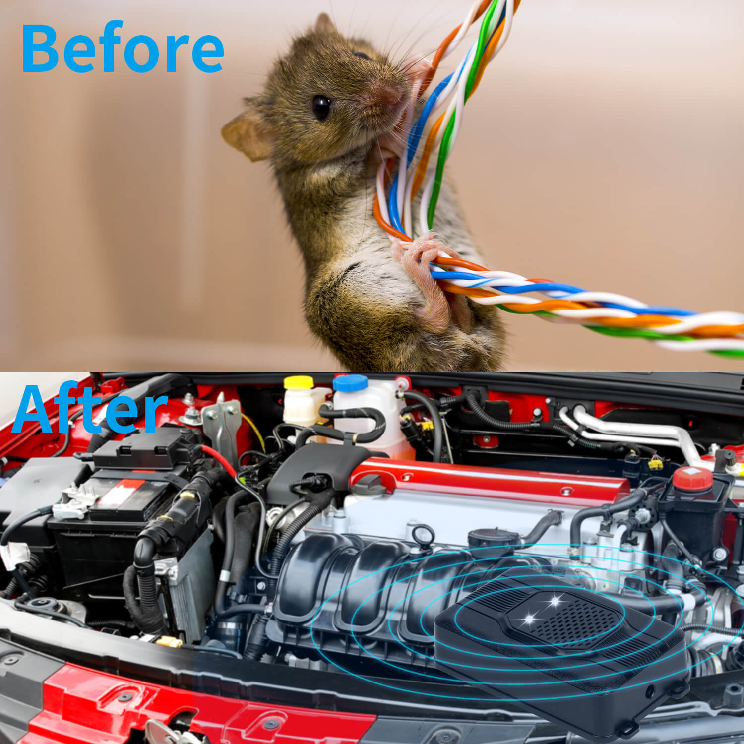 Rodent repellent for cars ( AR28C) - x-pest