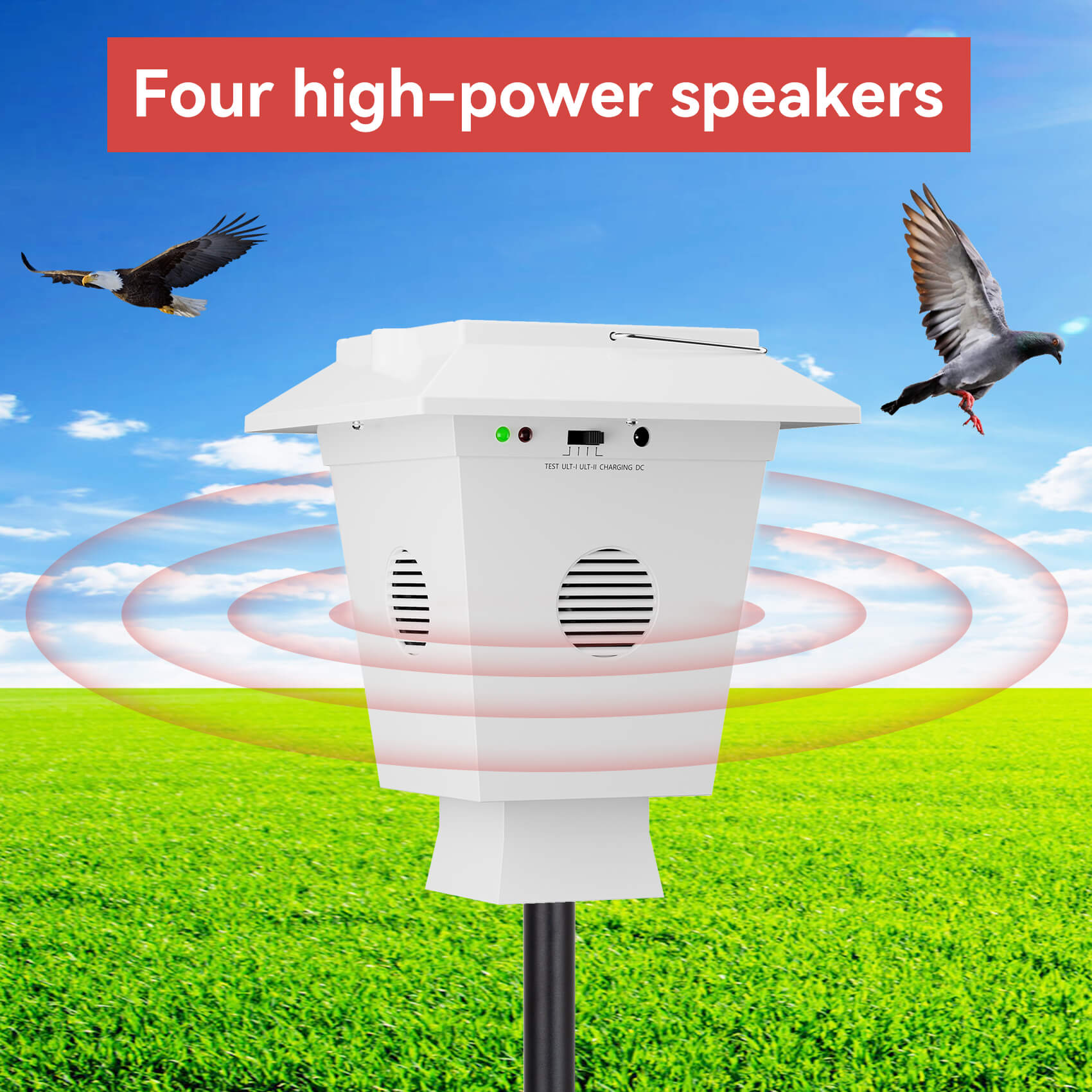 Solar Bird Repeller (BR01) - x-pest