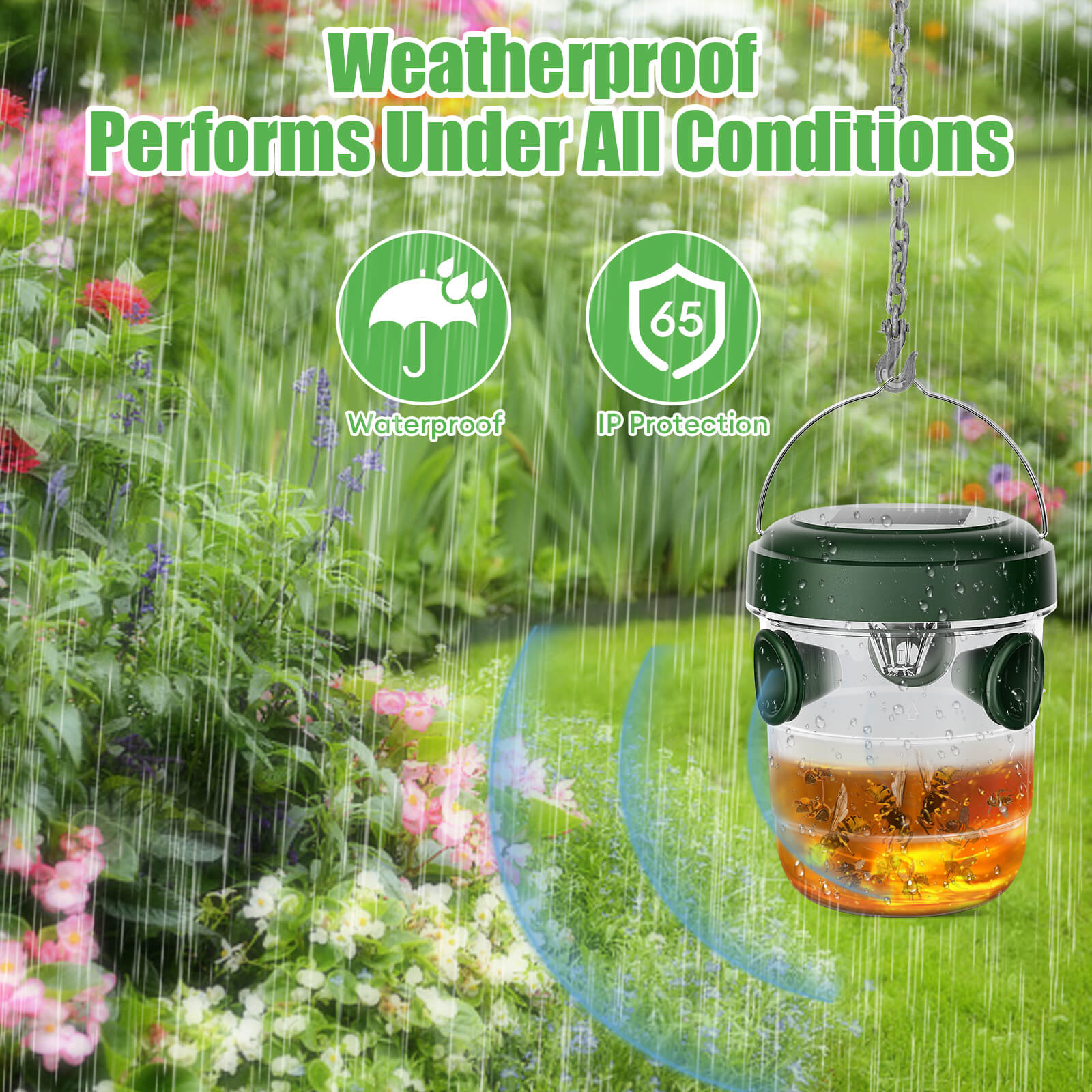 Solar-powered Wasp Trap（FT01B） - x-pest