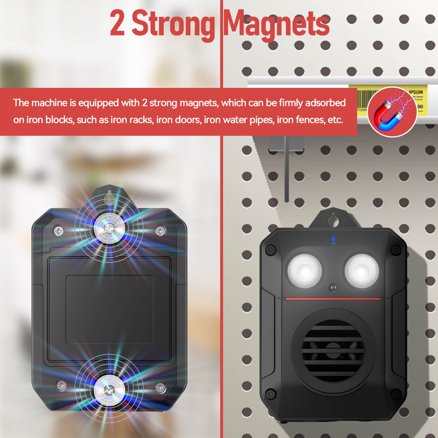 Magnet Ultrasonic Animal Repellent（UR06) - x-pest