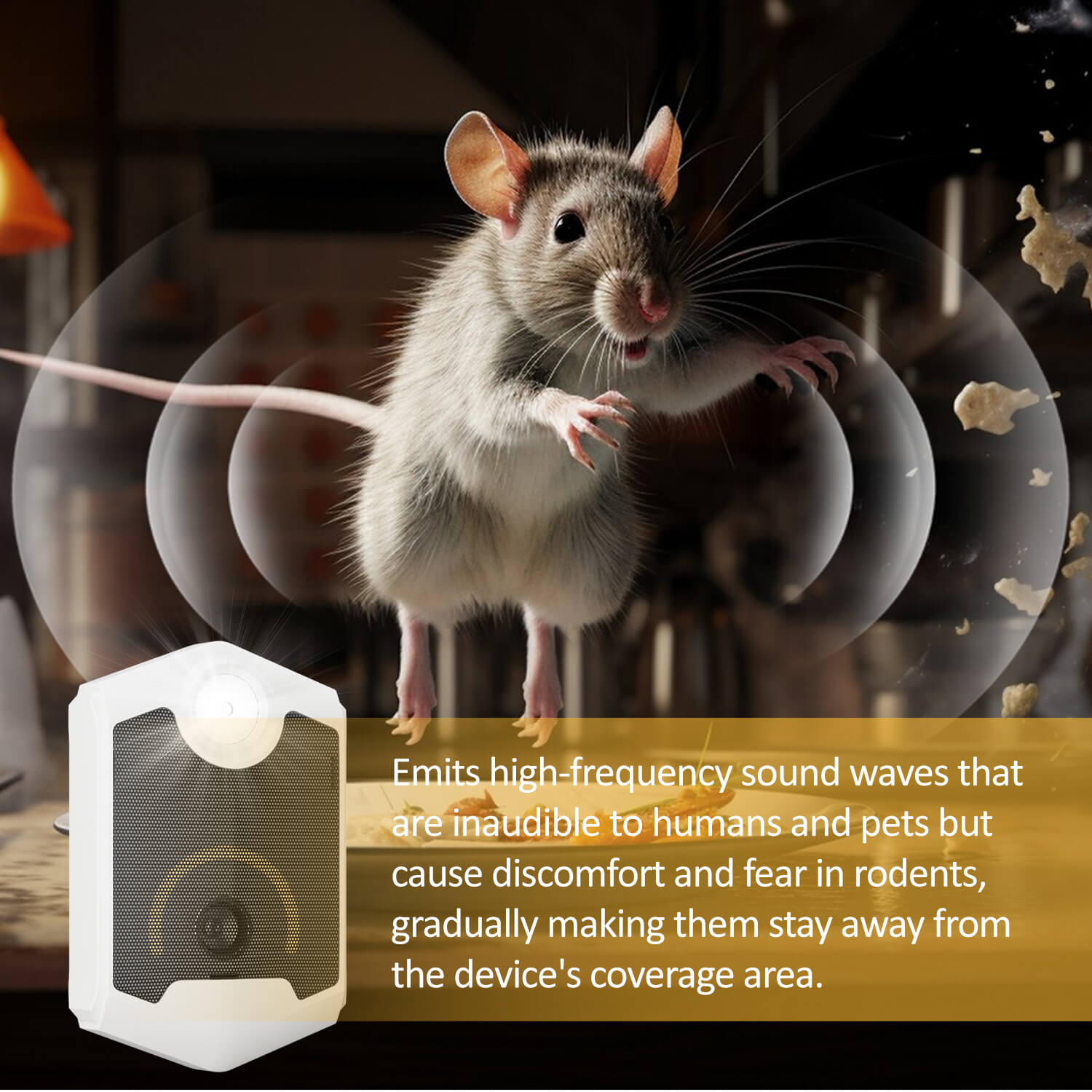 Plug-in Ultrasonic Pest Repellent (UR05B) - x-pest