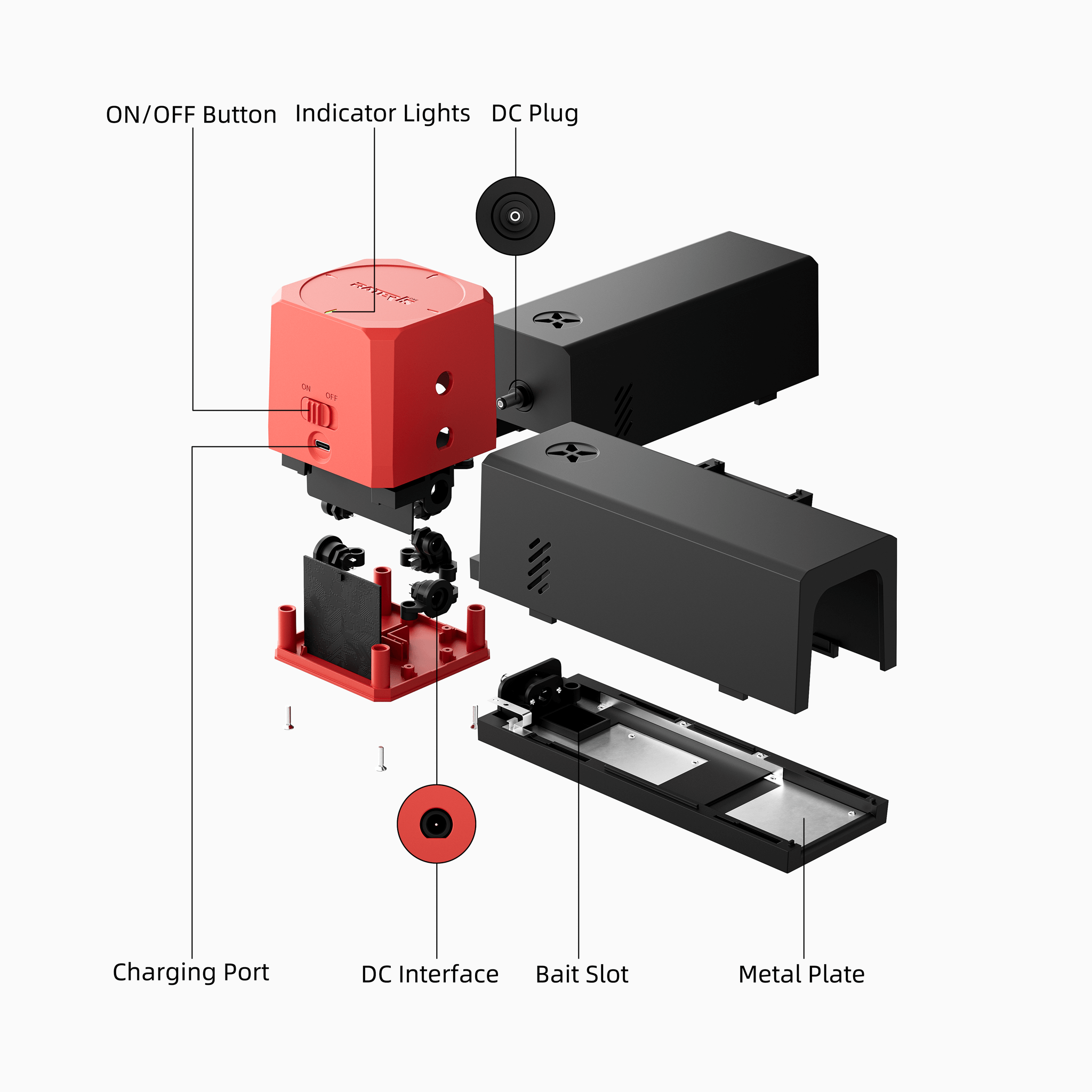 Rateris Battery Powered Mouse Trap（MK22） - x-pest