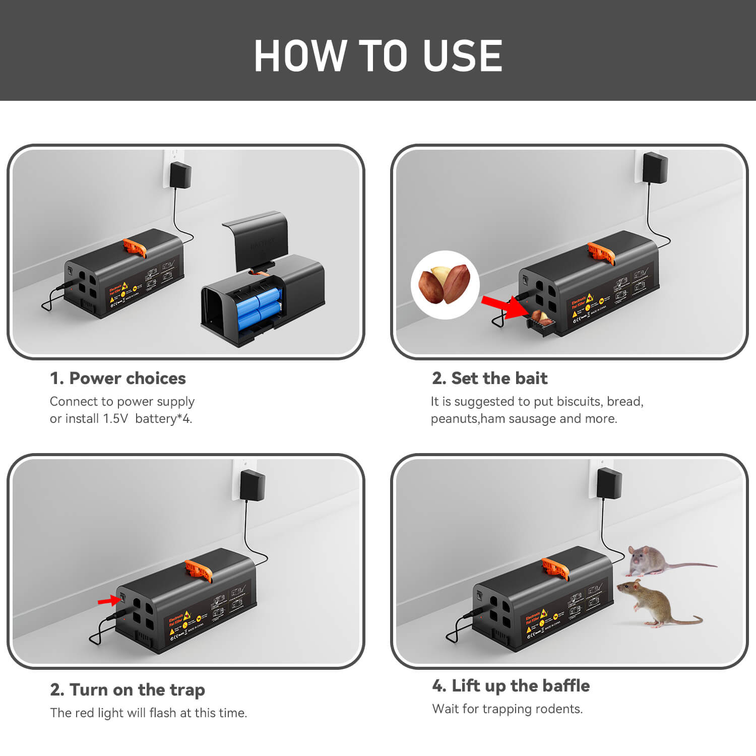 Electric Rat Trap（MK08S） - x-pest