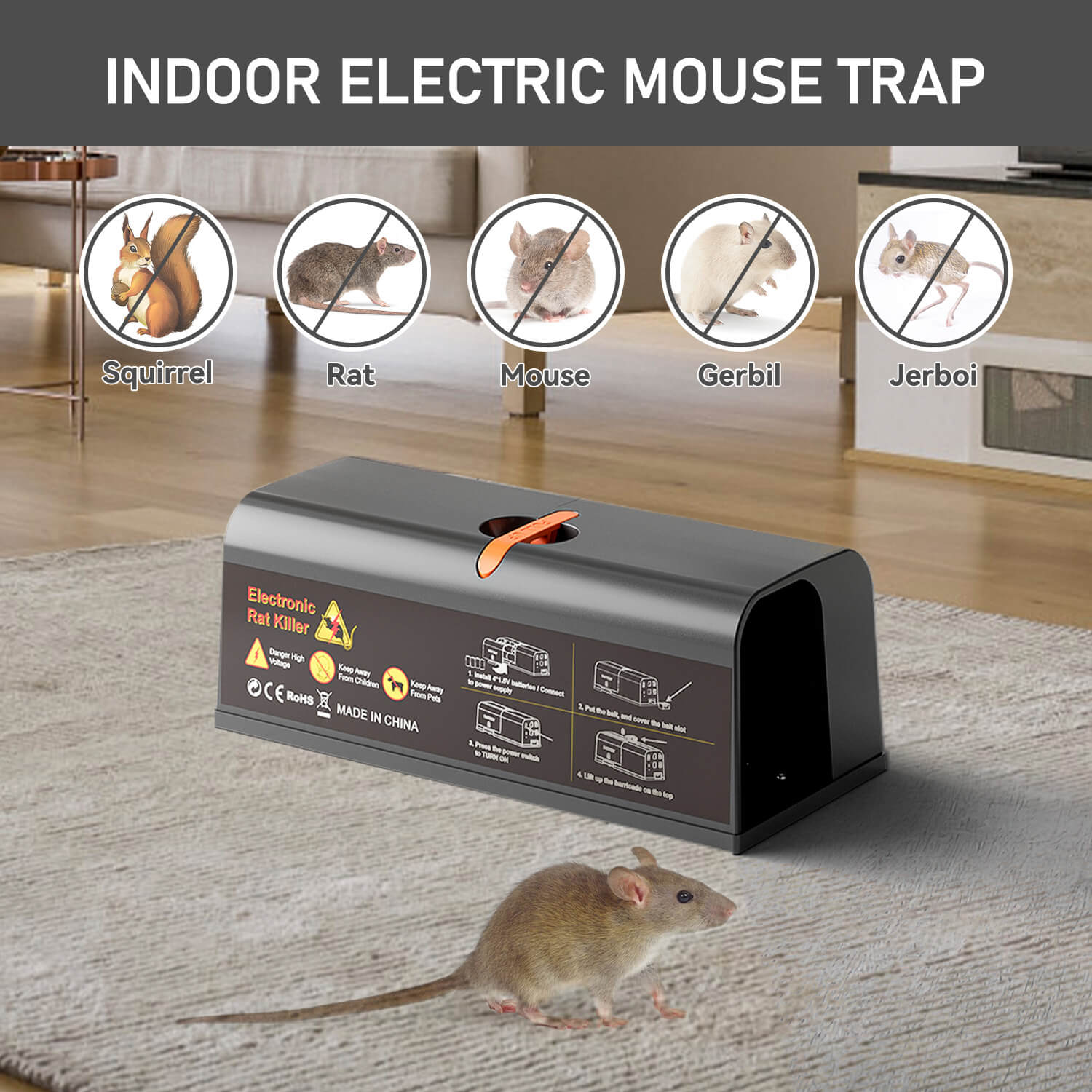 Electric Rat Trap（MK08S） - x-pest