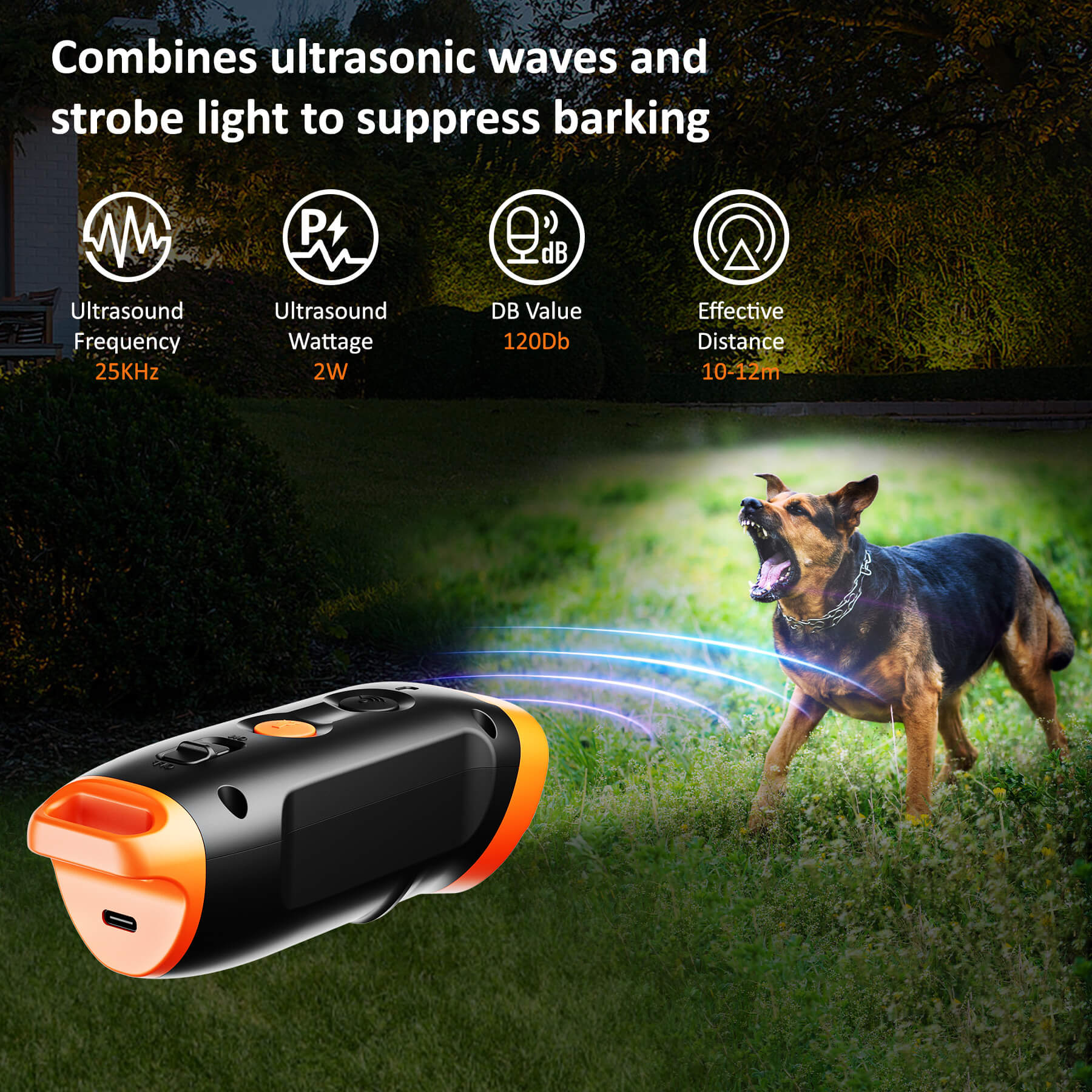Ultrasonic Bark Control（DR01） - x-pest