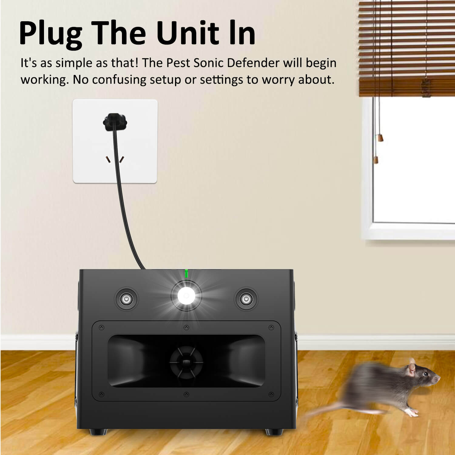 High Power Ultrasonic Rodent Repeller（AR25S） - x-pest