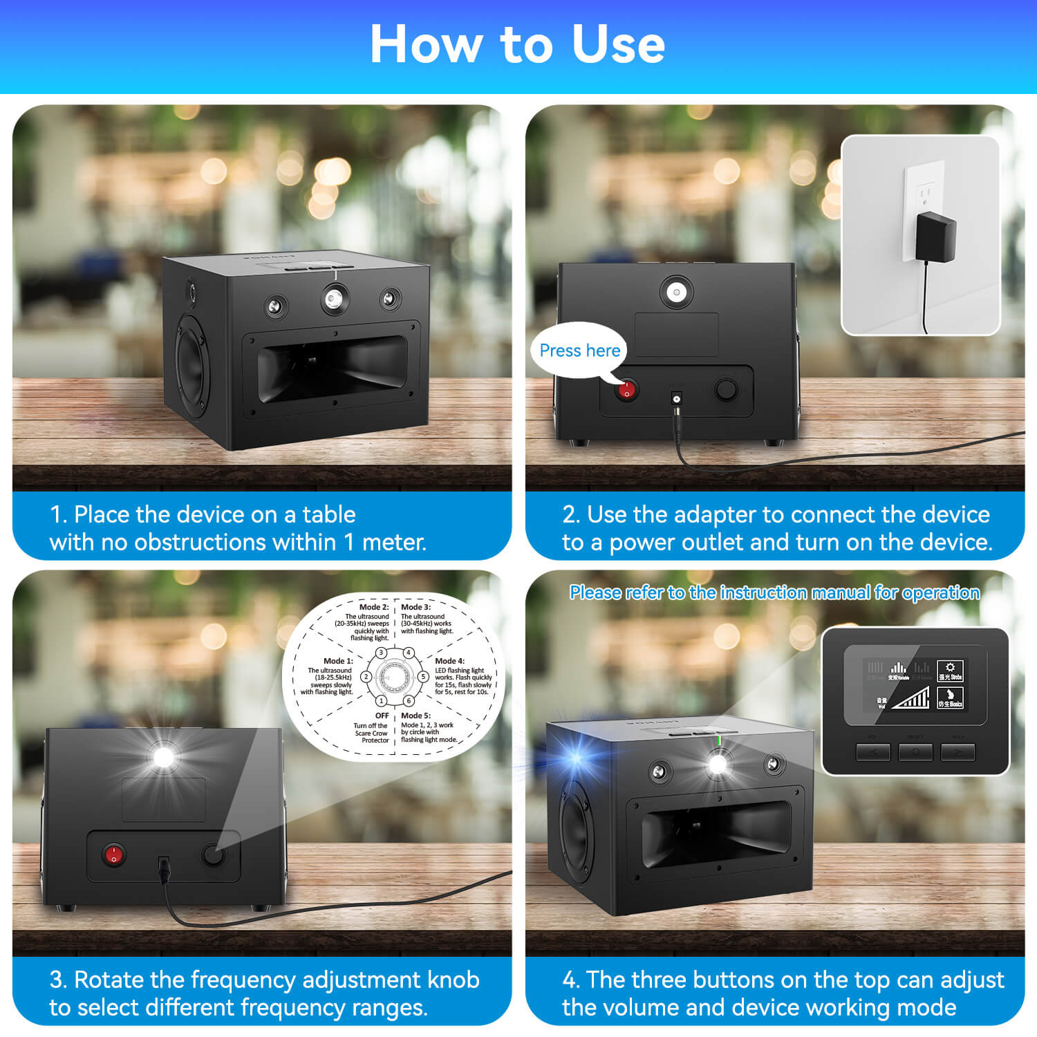 High Power Ultrasonic Rodent Repeller（AR25S） - x-pest
