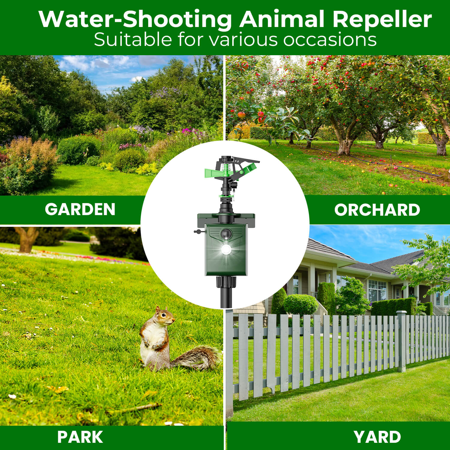 Motion Activated Sprinklers（AR38） - x-pest